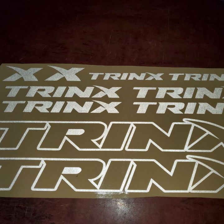trinx bike frame sticker set reflective | Lazada PH