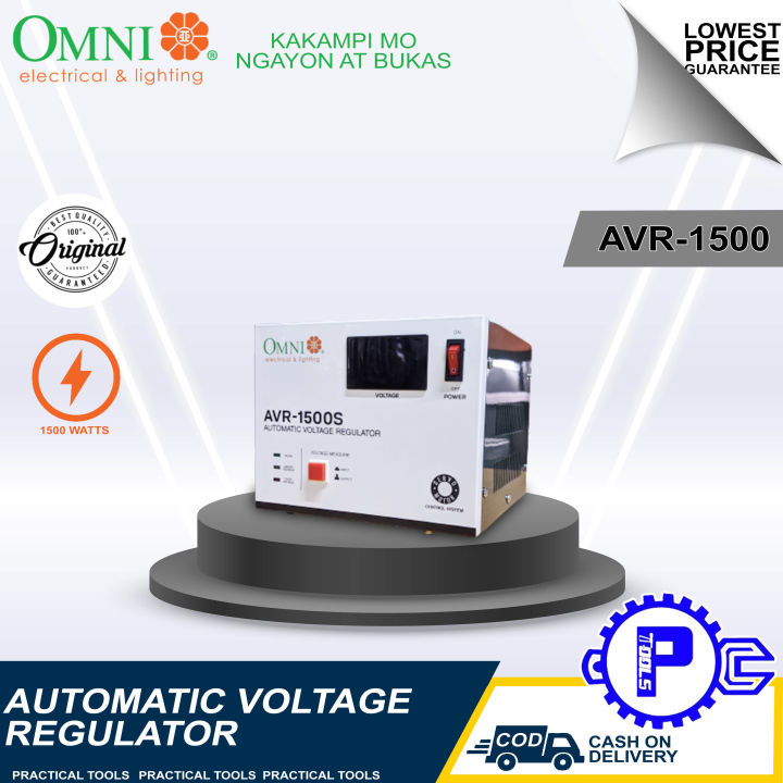 OMNI Automatic Voltage Regulator 1500W AVR-1500 | Lazada PH