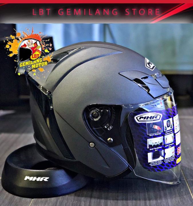 MHR Helmets OF622 [Matt Grey] | Lazada