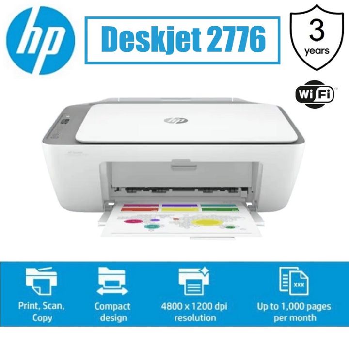 HP DeskJet Ink Advantage 2776 All-in-One Printer | Lazada