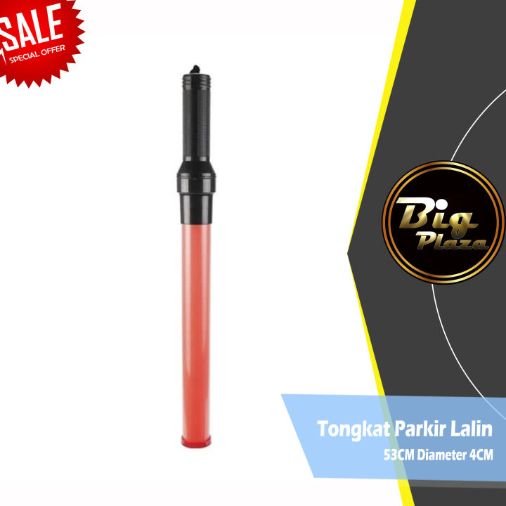 Tongkat Parkir Lalin Senter lalulintas Stick Polisi 53CM Diameter 4CM ...