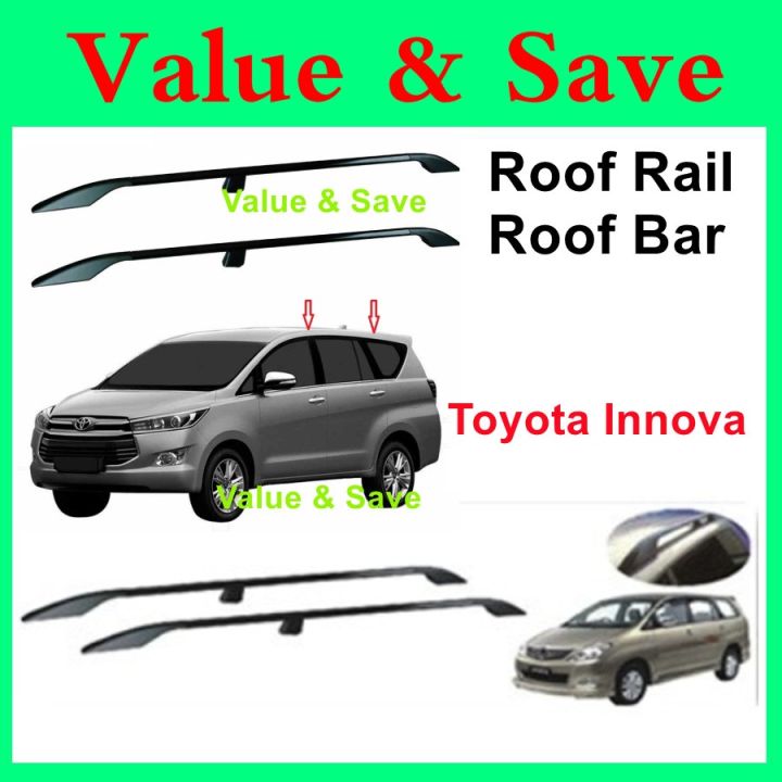 Toyota Innova Roof Bar Roof Rail Aluminum Carrier Luggage Top Box Roof ...