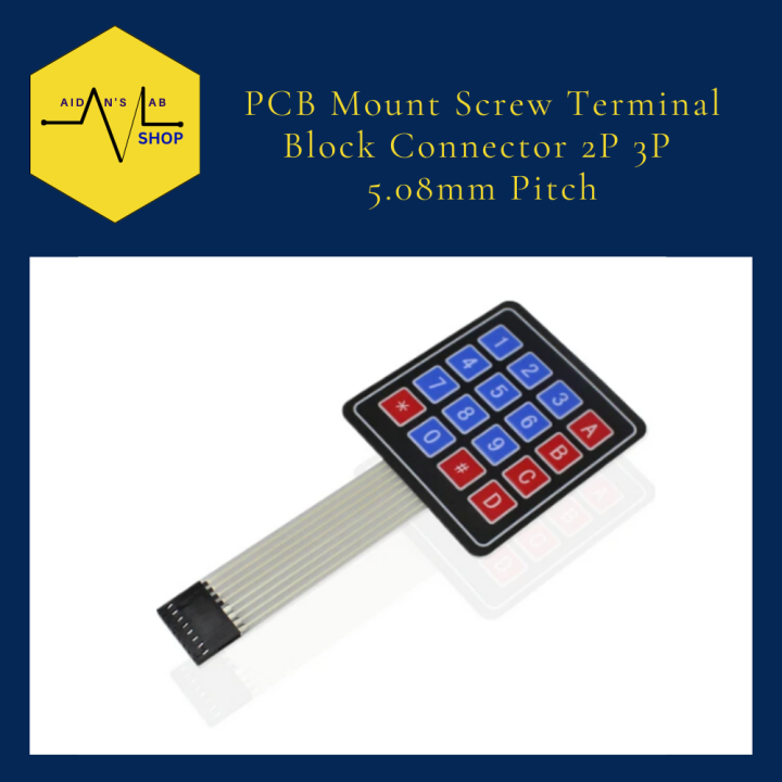 4x4 Matrix Membrane Keypad | Aidans Lab | Lazada PH