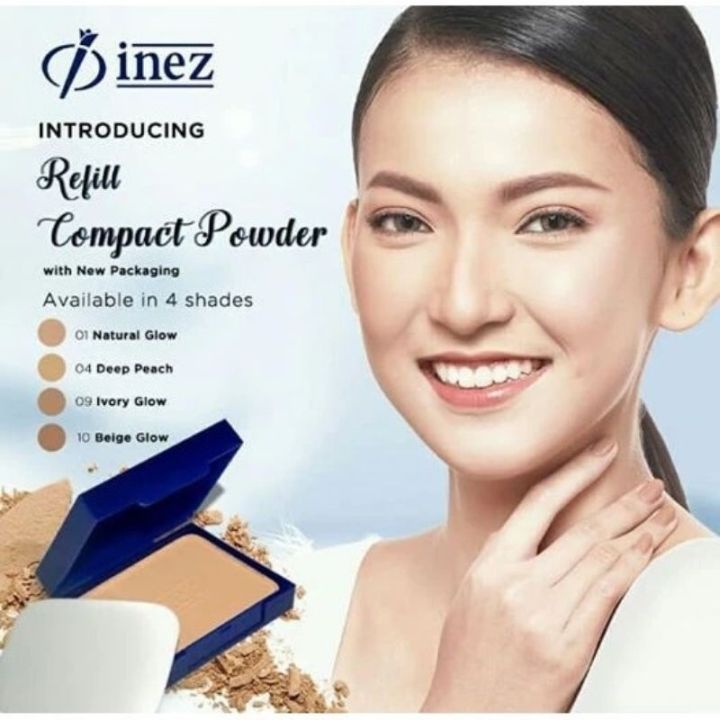 Inez color contour plus Compact powder refill | Lazada Indonesia