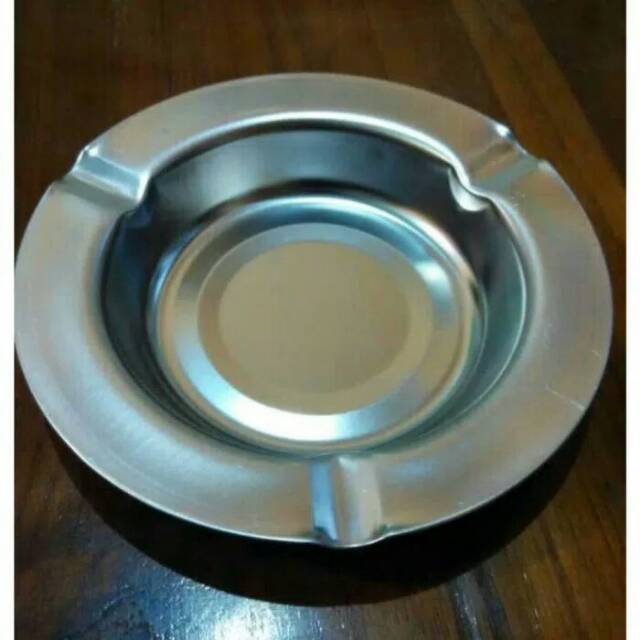 WADAH TEMPAT ASBAK ROKOK ASHTRAY STAINLESS BULAT | Lazada Indonesia