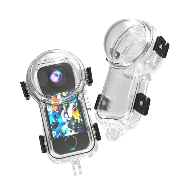 ฝาครอบนาฬิกากันน้ำลึกดำน้ำตื้นสำหรับ Insta360 X4กล้องถ่ายภาพมีความ ...