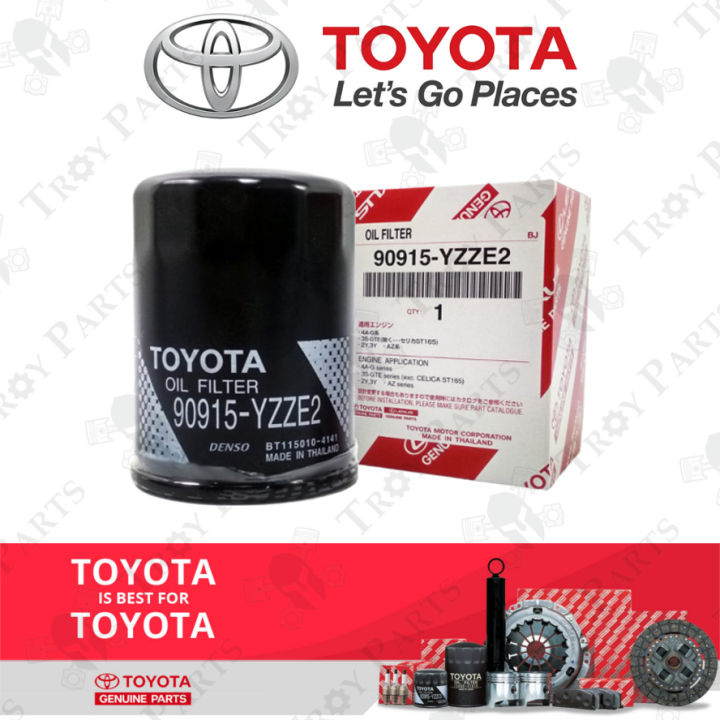 Original Toyota Oil Filter ( 90915-YZZE2 YZZE2 ) for Alphard Camry ...