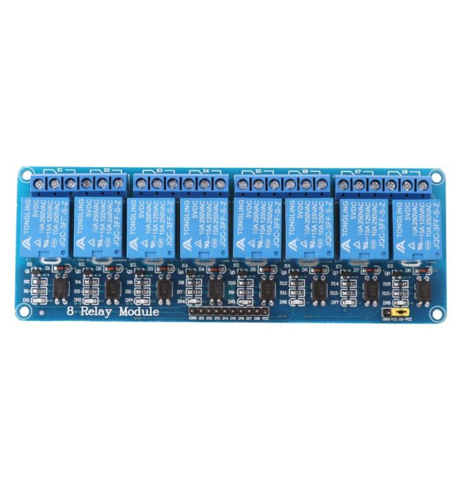 RELAY MODULE 8 CHANNEL 5V Atau 12V - DC 5 VOLT | Lazada Indonesia