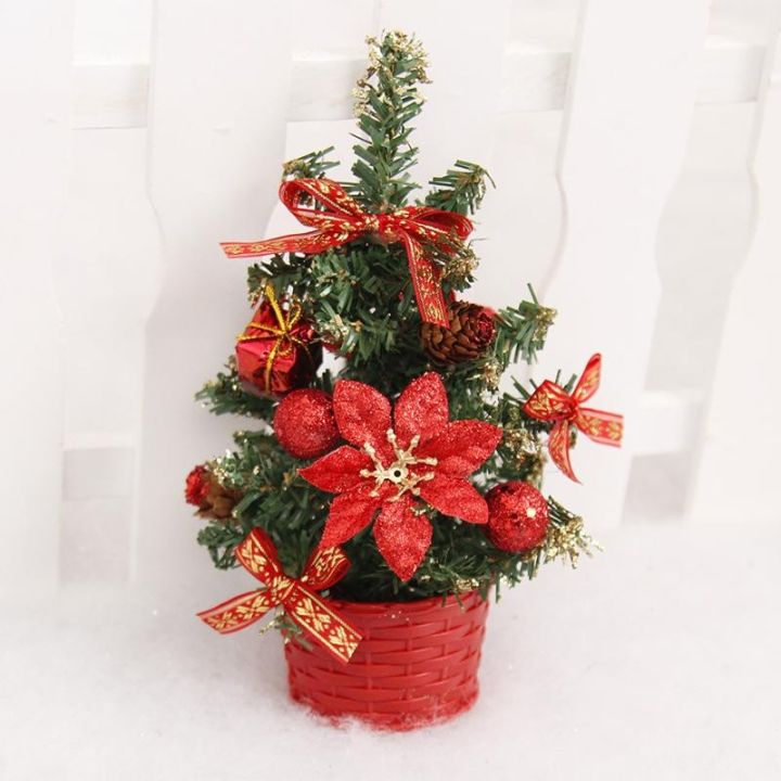 ต้นคริสต์มาสมินิ ทอง/เงิน/แดง/น้ำเงินรอยัล 20ซม./30ซม. Mini Christmas ...
