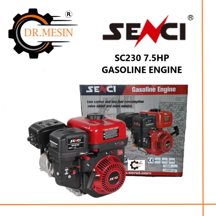 [READY STOCK] SENCI SC230 223CC/7.5 HP GASOLINE ENGINE (HEAVY DUTY ...