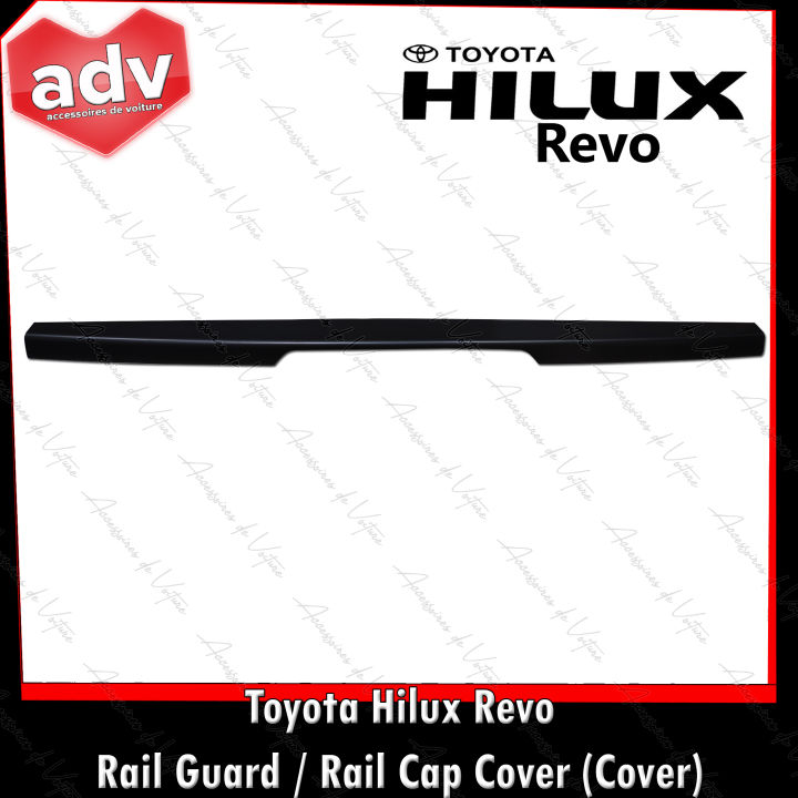 Toyota Hilux Revo 2016-2022 Rail Cap Guard for Tailgate (Black) | Lazada PH