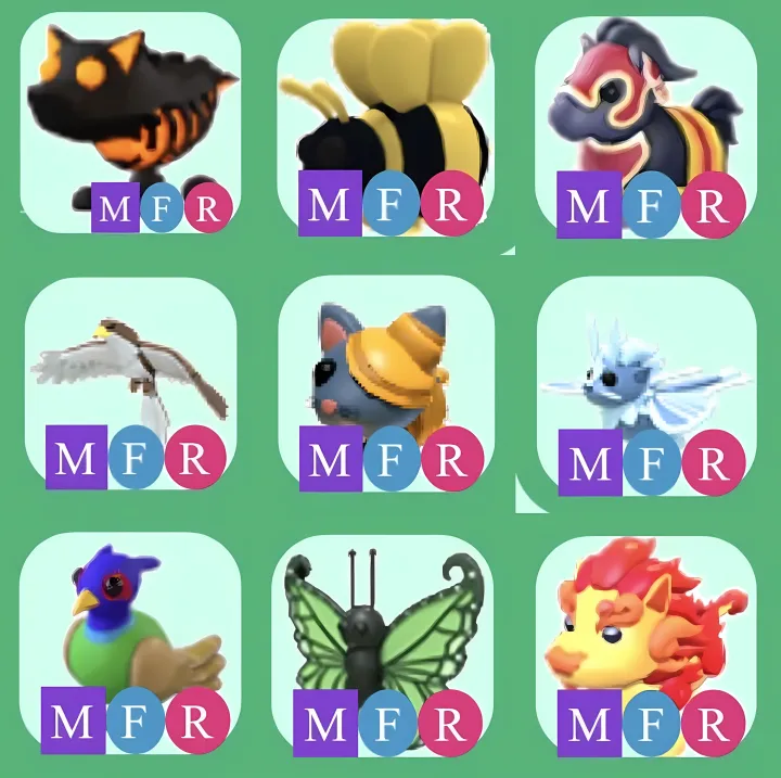 ADOPT ME MEGA FLY RIDE LEGENDARY MFR PETS ROBLOX GAMECARDS | Lazada PH