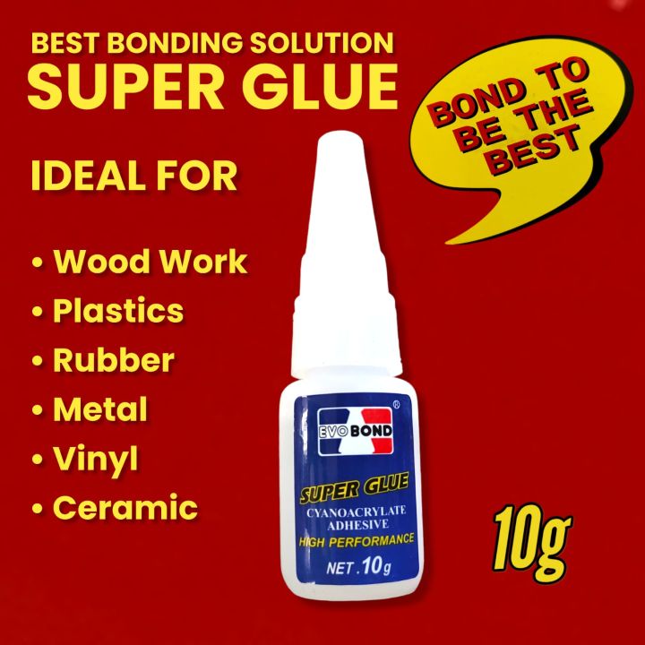 ORIGINAL Evobond Cyanoacrylate 10G Super Glue Adhesive Evo Bond Cyno ...
