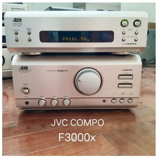 เครื่องเสียง มินิ คอมโปร JVC amp AX-F3000 65w+65w และ tuner timer FM/AM ...