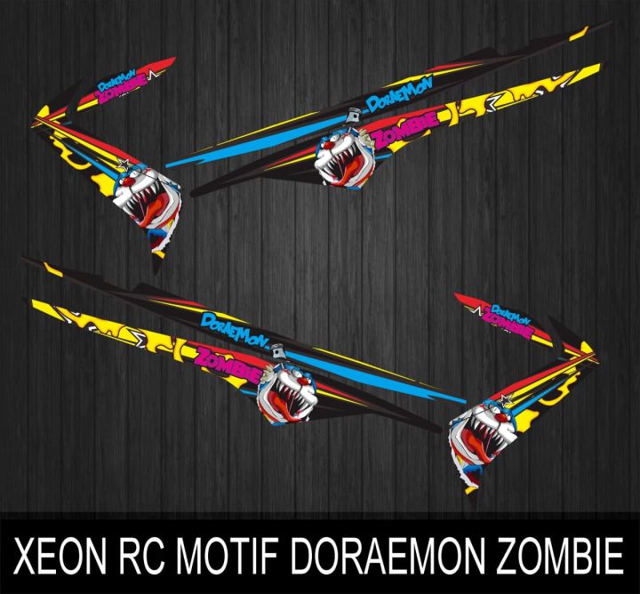 STIKER STRIPING YAMAHA XEON RC DORAEMON ZOMBIE | Lazada Indonesia