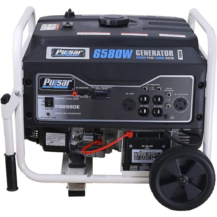 Pulsar PG6580E Portable Generator, Black&White Генератор 220 Вольт ...