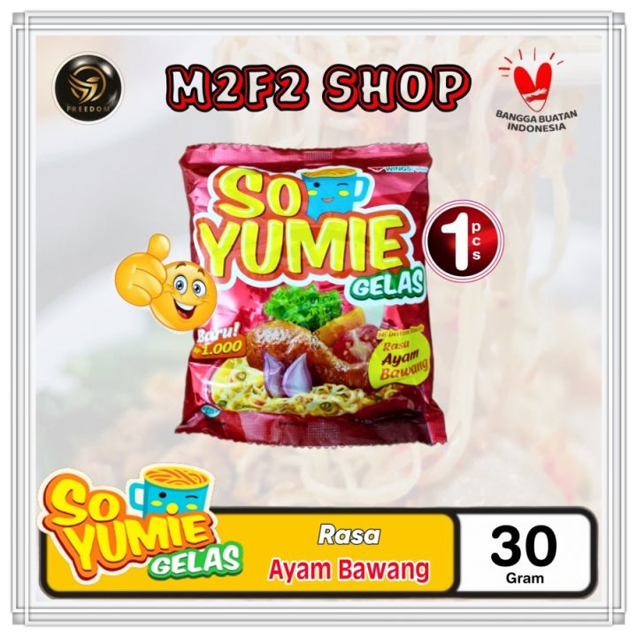Mie Gelas So Yumie Instant Semua Rasa Sachet - 30 gr (Kemasan Satuan ...