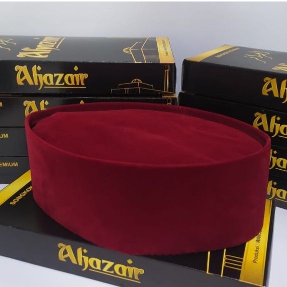 PECI MERAH POLOS / SONGKOK MERAH POLOS / PECI PITUNG / BETAWI / TINGGI ...