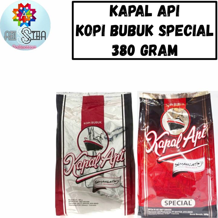 KAPAL API Kopi Bubuk Kemasan Silver dan Merah 380 Gram | Lazada Indonesia
