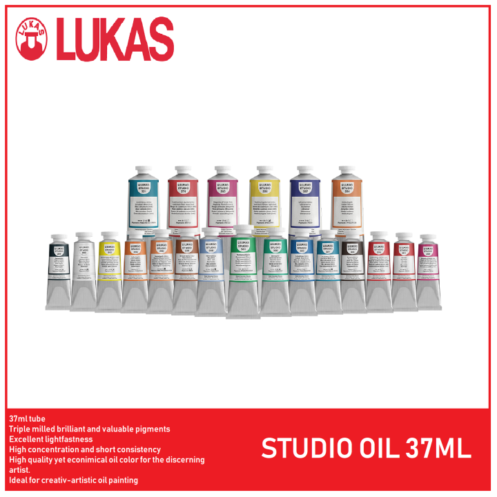 LUKAS Studio Fine Artists Oil Paints 37ml - German Quality | Lazada PH