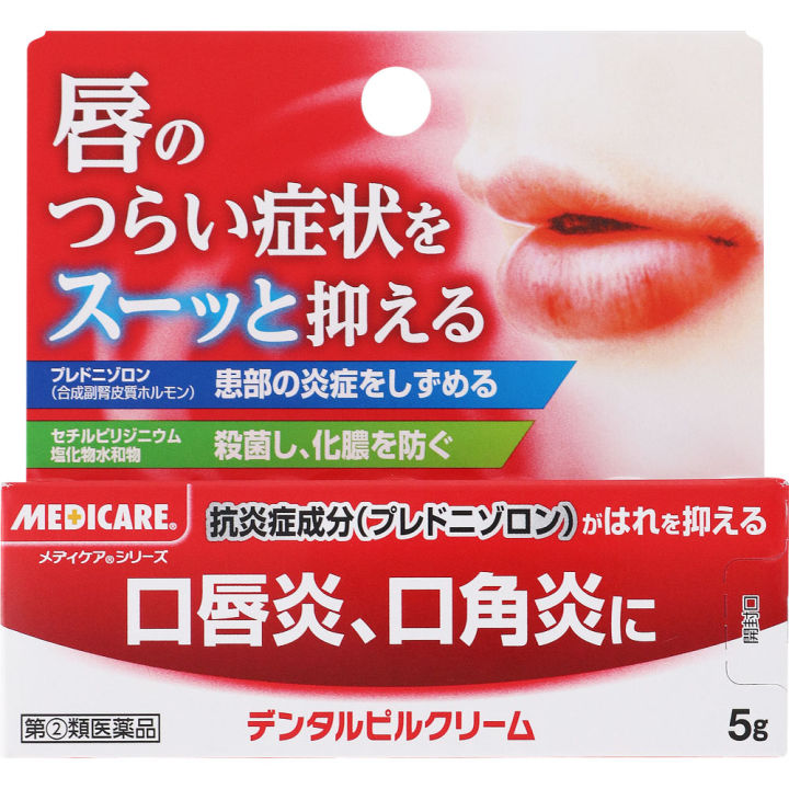 Morishita Nintan Medicare Dental pill cream 5g lip balm Oral Drugs ...