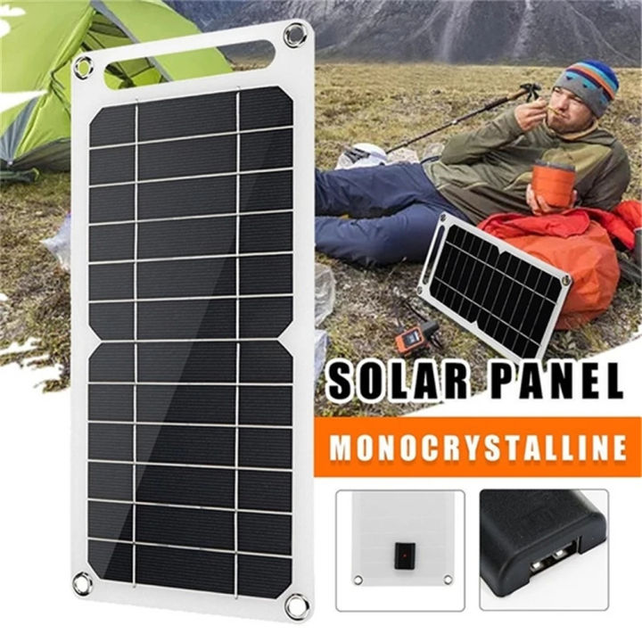 5V 100W High Power USB Solar Panel Charger Waterproof for Phone/Fan ...