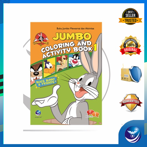 Penerbit Andi - Buku Jumbo Mewarnai Dan Aktivitas , Jumbo Coloring And ...