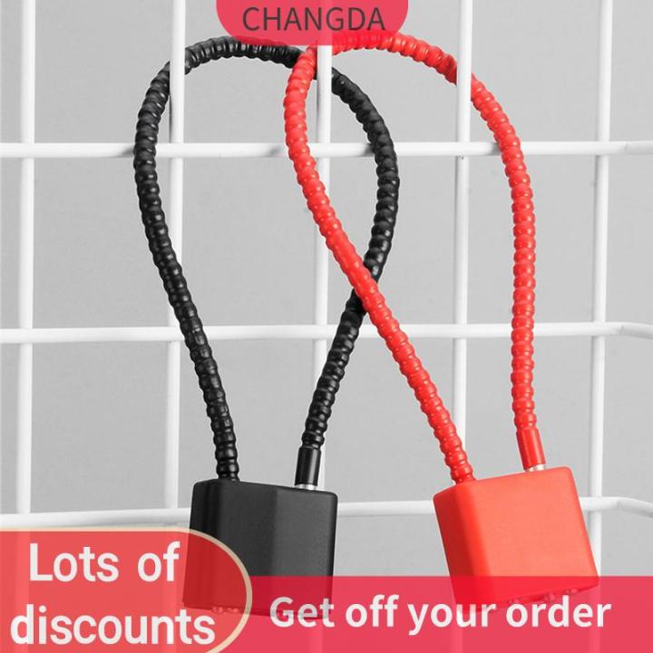 CHANGDA 28 38CM Safety Anti-Theft Wire Rope Padlock With 3Pcs Keys ...