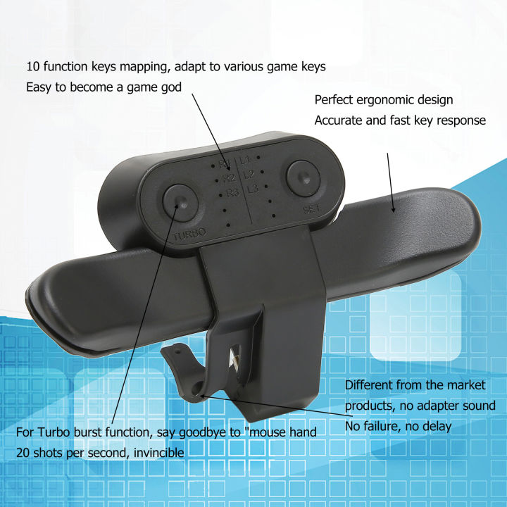 Controller Paddles Multifunction Ergonomic 10 Key Mappings Back Button ...