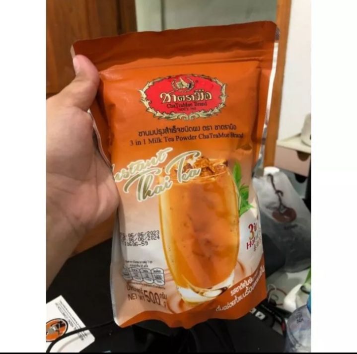 HALAL Minuman Enak Instan Teh Thai Tea Chatramue 3in1 Instant 20gr x 5 ...