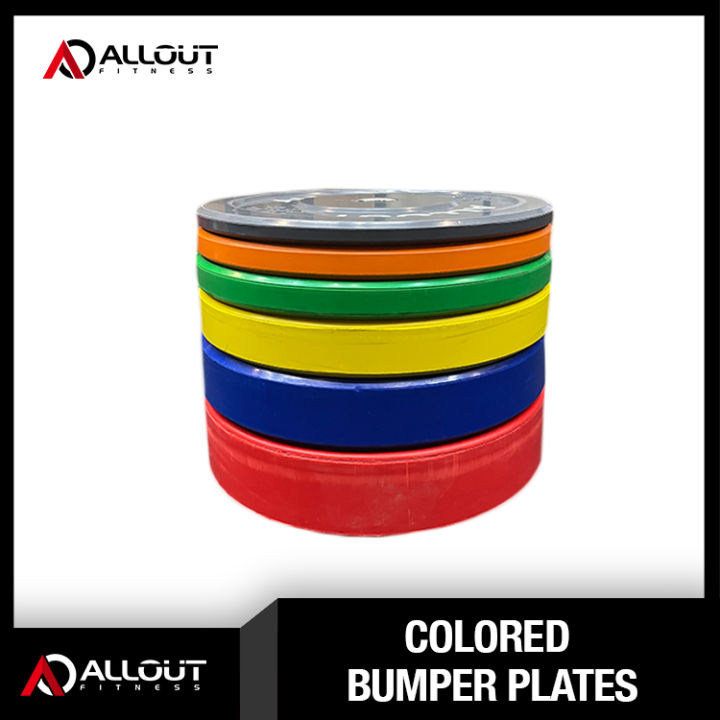 Colored Rubber Bumper Plate (Pair) | Lazada PH
