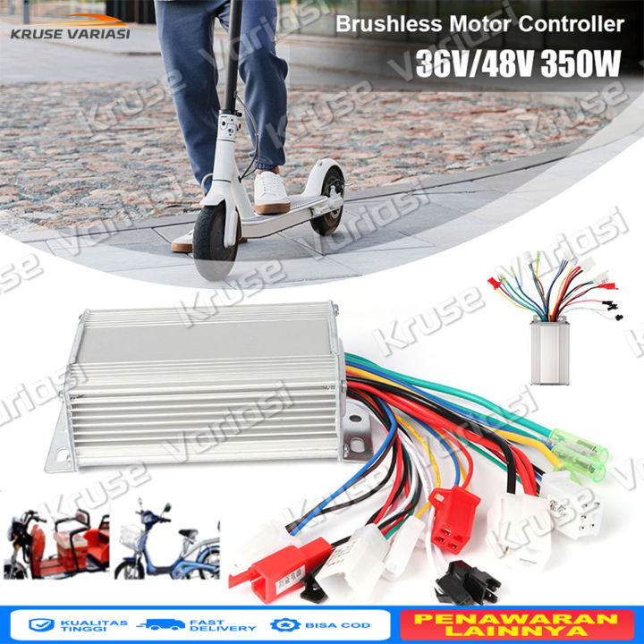 36V/48V 350W Aksesoris Motor DC Tanpa sikat Suku cadang pengganti ...