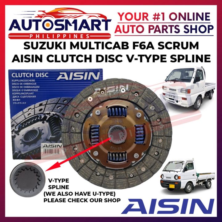 Suzuki Multicab F6A Scrum Aisin Clutch Disc V-Type Spline | Lazada PH