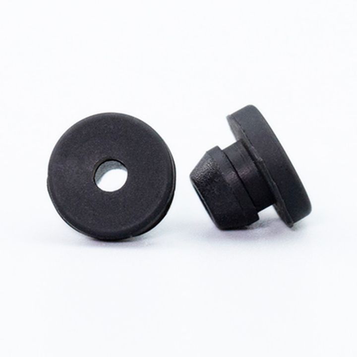 2-10Pcs Silicone Rubber Grommet Plugs Bung With Snap-on Threading Coil ...
