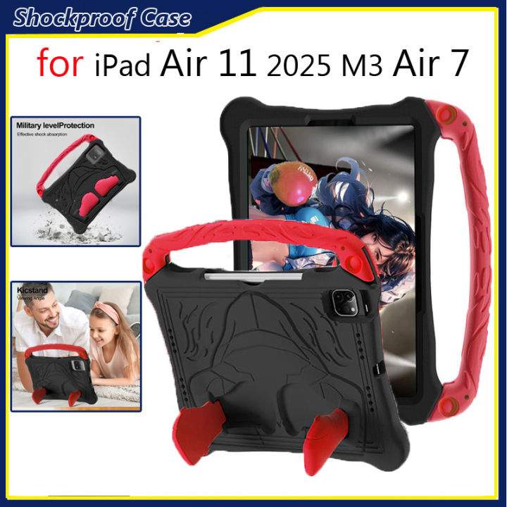 Shockproof EVA Kids Safe Case for iPad Air 11th M3 2025 Air 5th 4th 3rd ...