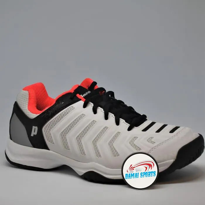 Sepatu Tenis Prince Basic White Flash Orange Tennis Shoes | Lazada ...