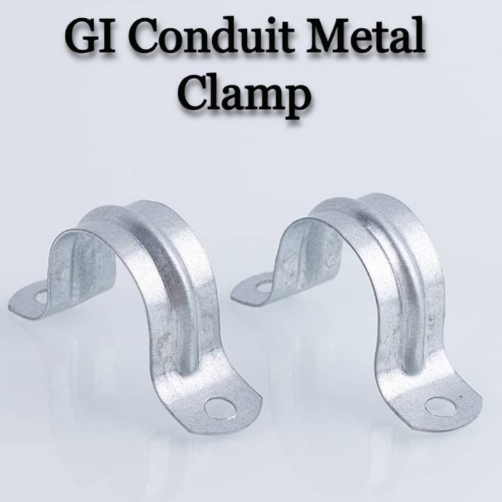 GI Conduit Metal Clamp / Double Clamp 1/2 '' to 6'' | Lazada PH