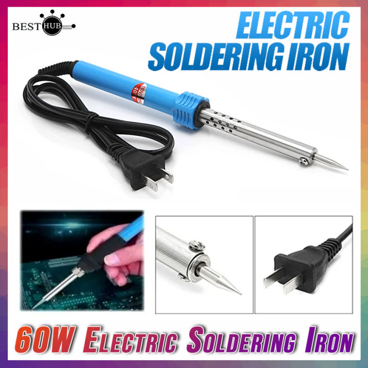 (VARIATION) 60W Electric Soldering Iron 220V Welding Solder Rework ...
