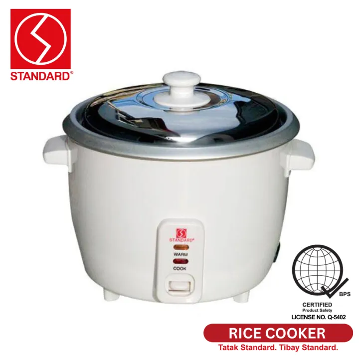 Standard Rice Cooker 1 5 liters 8 Cups Rice Heavy Duty w/ Metal Cover ...