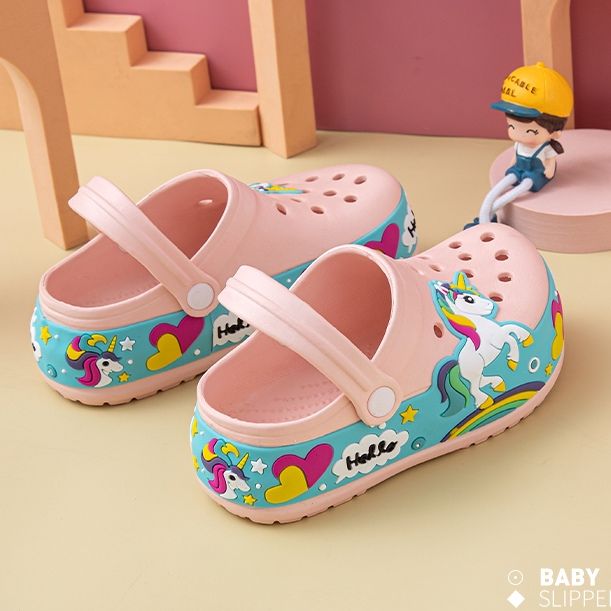 CROCS FUN LAB Unicorn Lights Clogs for kids Girls full force sandals ...