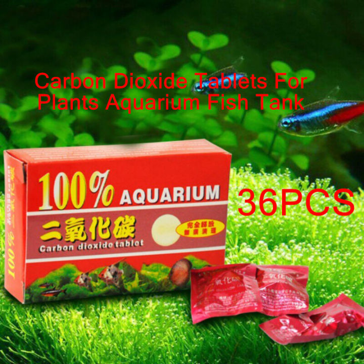 Seven Master 1 Box 36pcs Aquarium CO2 Carbon Dioxide Tablets for Plants Aquarium Tank Diffuser ...