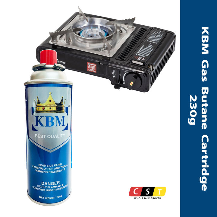 KBM Gas Butane Cartridge 230g | Lazada