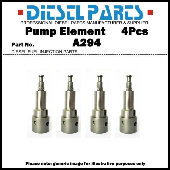 4x Pump Element A294 Plunger at Barrel 131154-4320 para sa Hyundai ...