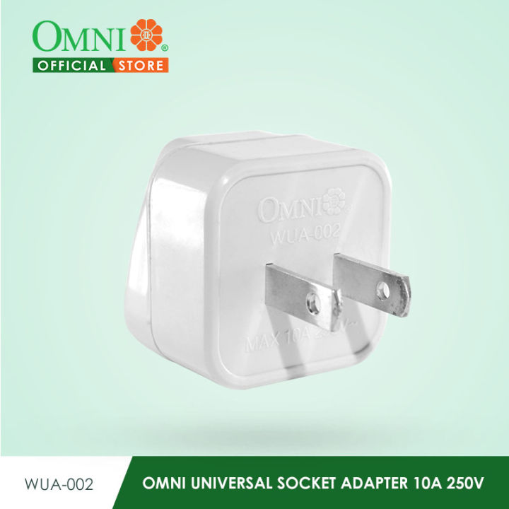 OMNI Universal Socket Adapter 10A 250V~ - WUA-002-PK | Lazada Philippines