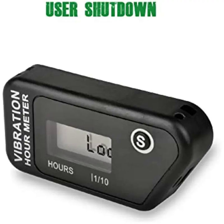 HM016C Vibration Hour Meter Wireless Hour Meter Diesel Hour Meter for ...
