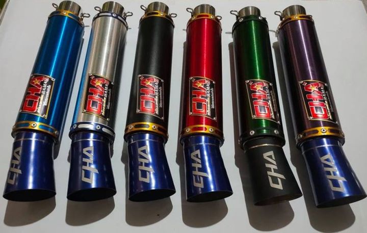 Cha Rama Bigtip Canister only muffler pipes motorcycle Tube Type ( wave ...