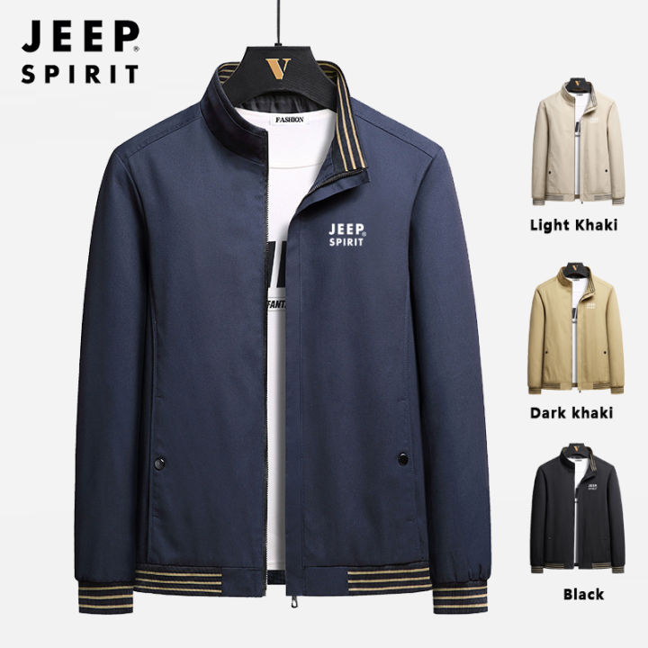 JEEP SPIRIT Bomber เสื้อแจ็คเก็ตผู้ชาย,เสื้อโค้ทเข้ารูปเสื้อแจ็คเก็ต ...