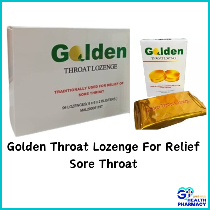 Golden Throat Lozenge For Relief Sore Throat 12's | Lazada