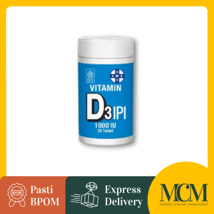 IPI Vitamin D3 1000 IU - 30 Tablet | Lazada Indonesia