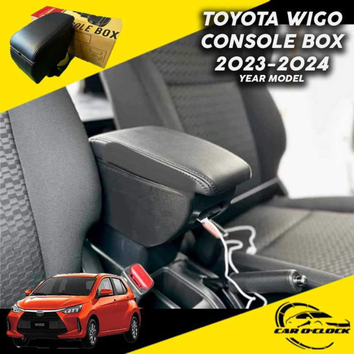TOYOTA WIGO 2023-2024 PREMIUM CONSOLE BOX | Lazada PH